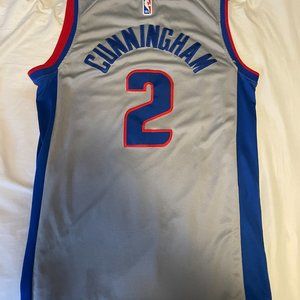 Nike | Shirts | Gray Pistons Cade Cunningham Jersey Large | Poshmark